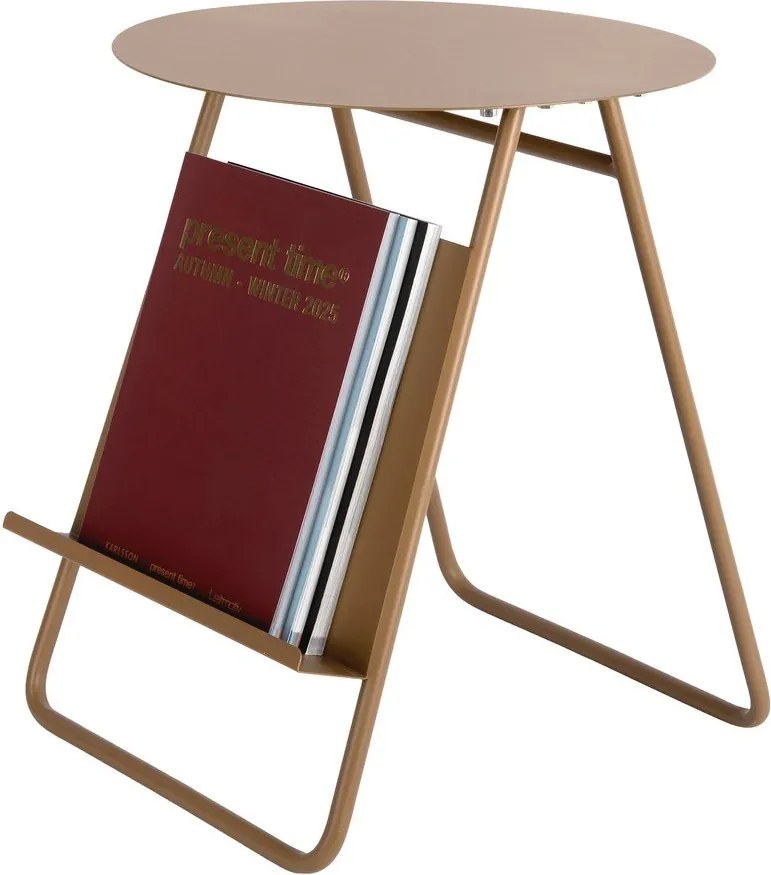 Kovový kulatý odkládací stolek ø 40 cm Esencia – Leitmotiv