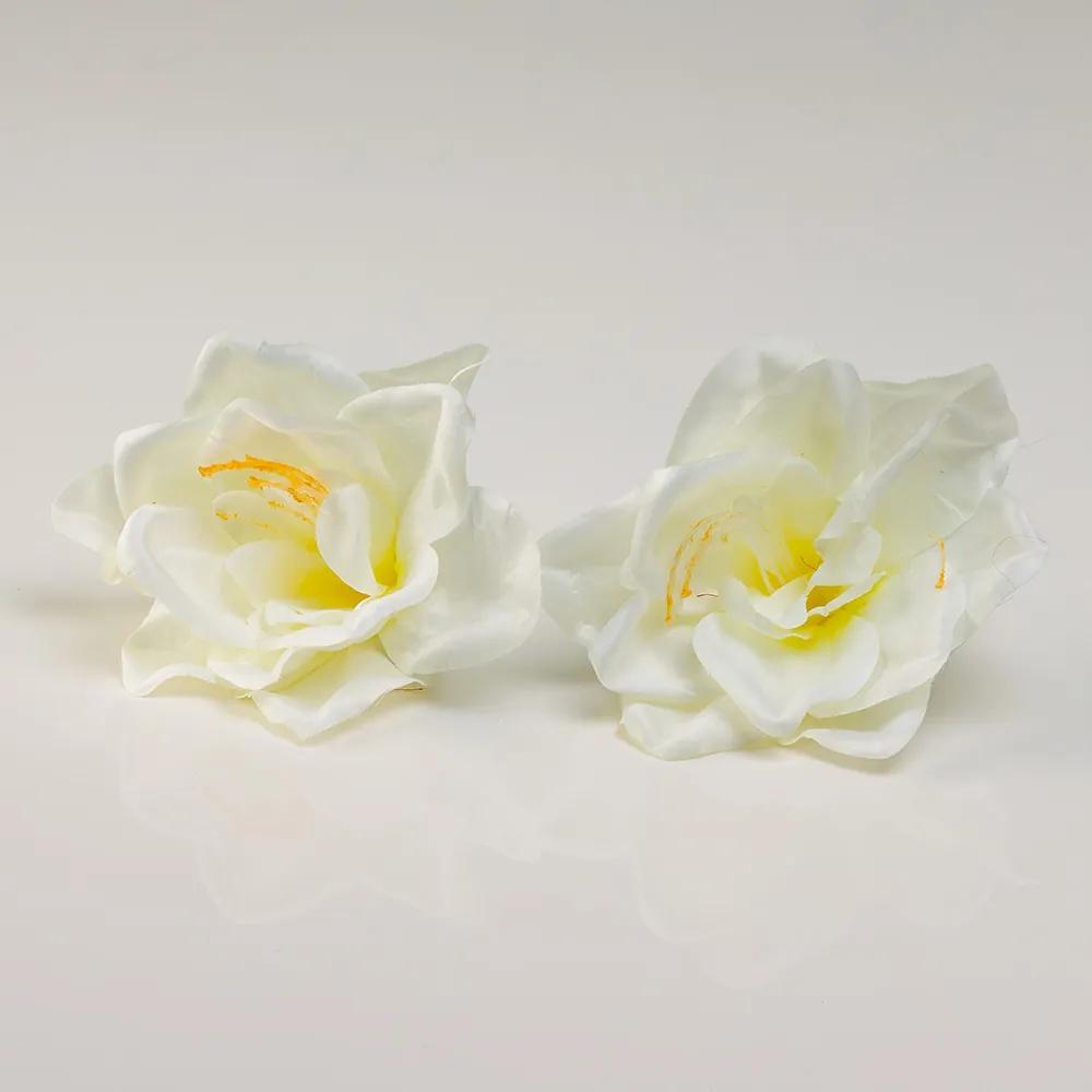 Umělá hlava květu amarylis RENÉ krémový. Cena uvedená za 1 kus.