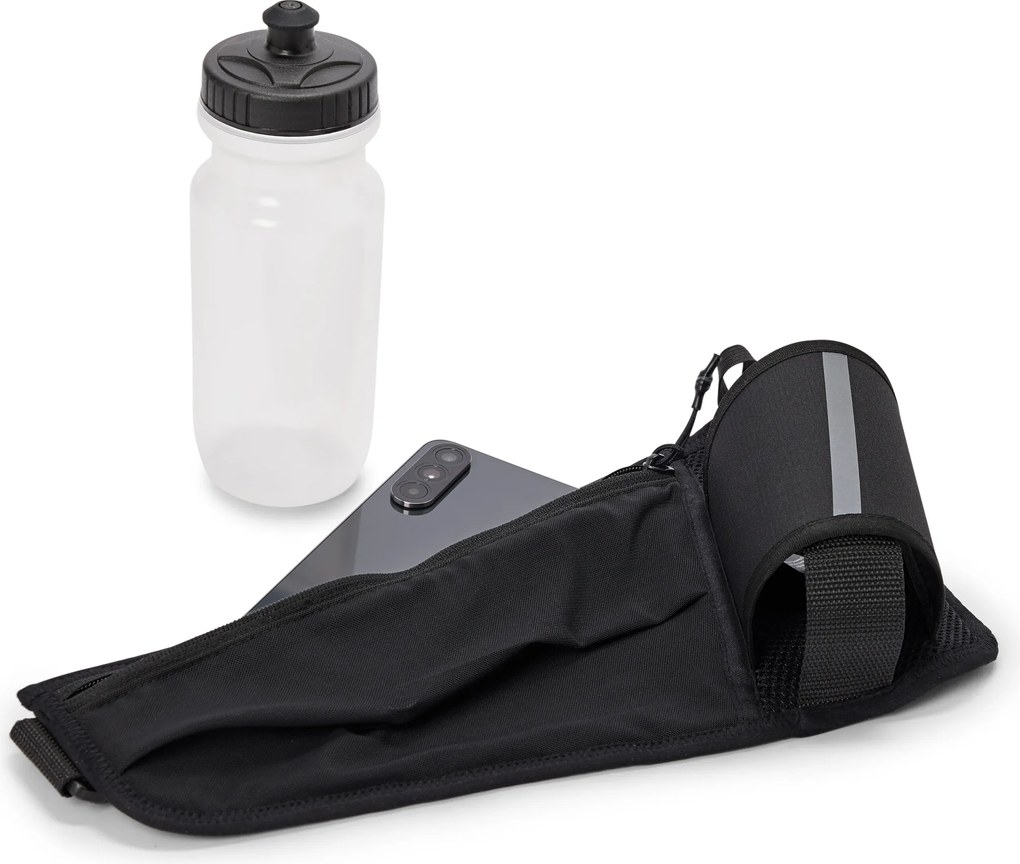 Tchibo - Sportovní ledvinka s láhví na pití - barva: transparent
