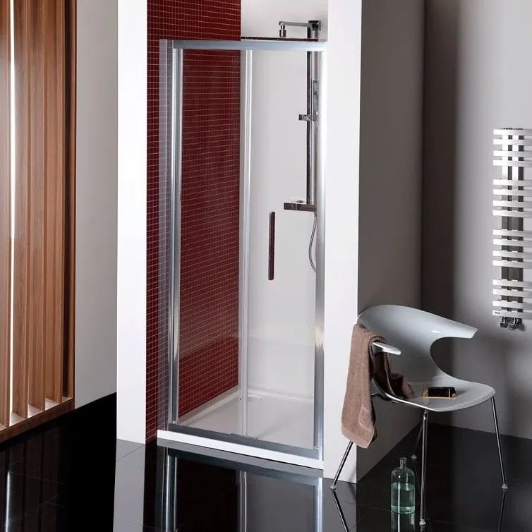 POLYSAN - LUCIS LINE skládací sprchové dveře 800mm, čiré sklo DL2715