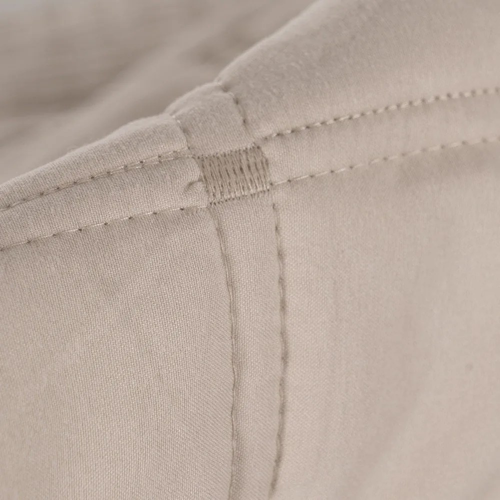 Béžový prošívaný přehoz 230x280 cm – Ixia