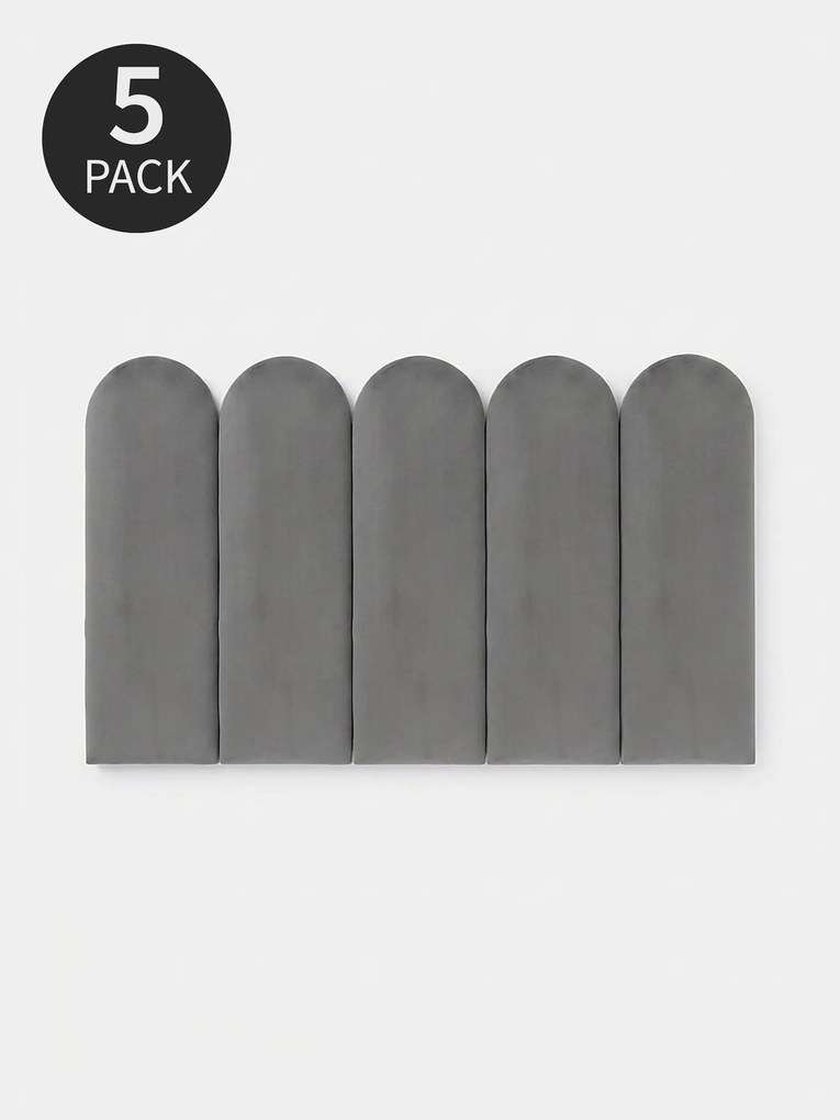 Sinsay - Čalouněné stěnové panely 5 pack - šedá