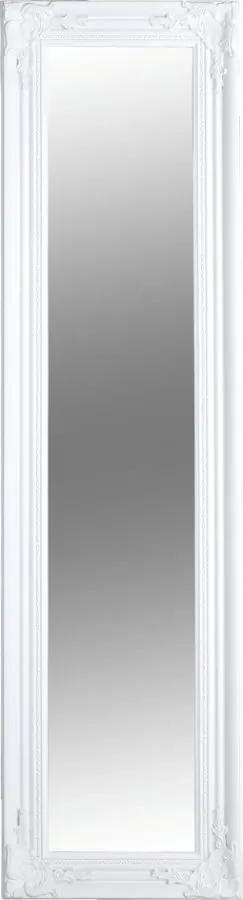 Tempo Kondela Zrcadlo, dřevěný rám bílé barvy, MALKIA TYP 8