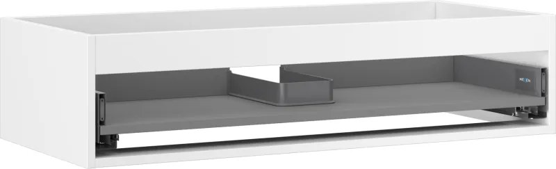 Mexen Box-A, závěsná skříňka 100 cm, 1 zásuvka, bílá matná, 91AX0-1000-235-1-01