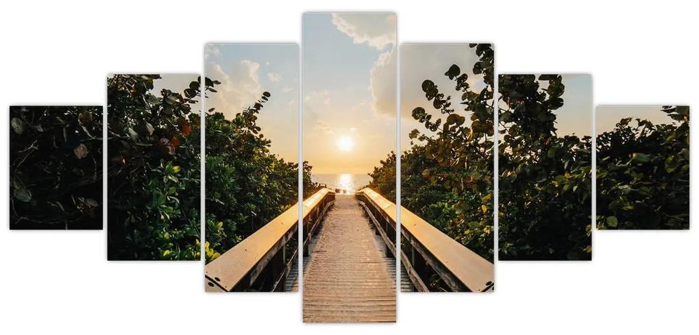 Obraz - cesta ke slunci (210x100 cm)