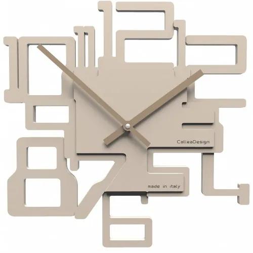 Designové hodiny 10-003 CalleaDesign Kron 32cm (více barevných variant) Barva šedomodrá tmavá-44 - RAL5014