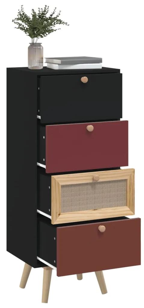 Skříň highboard se zásuvkami 40 x 30 x 95 cm kompozitní dřevo - Default Title