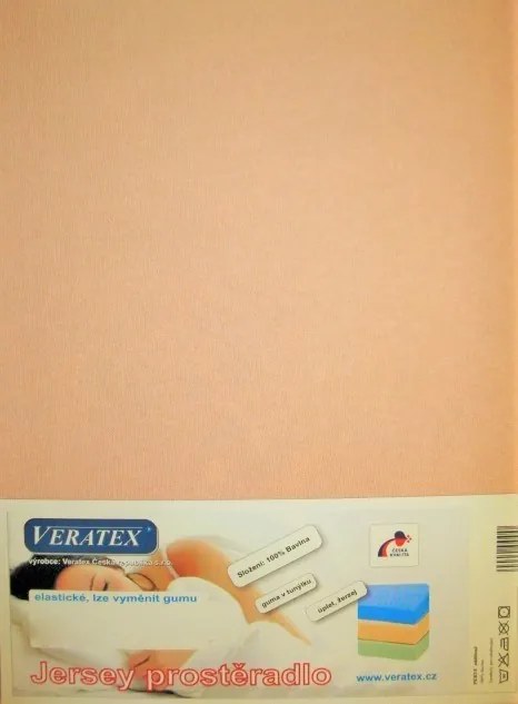 Veratex Jersey prostěradlo 120x220 (č.29-béžová)  Jersey