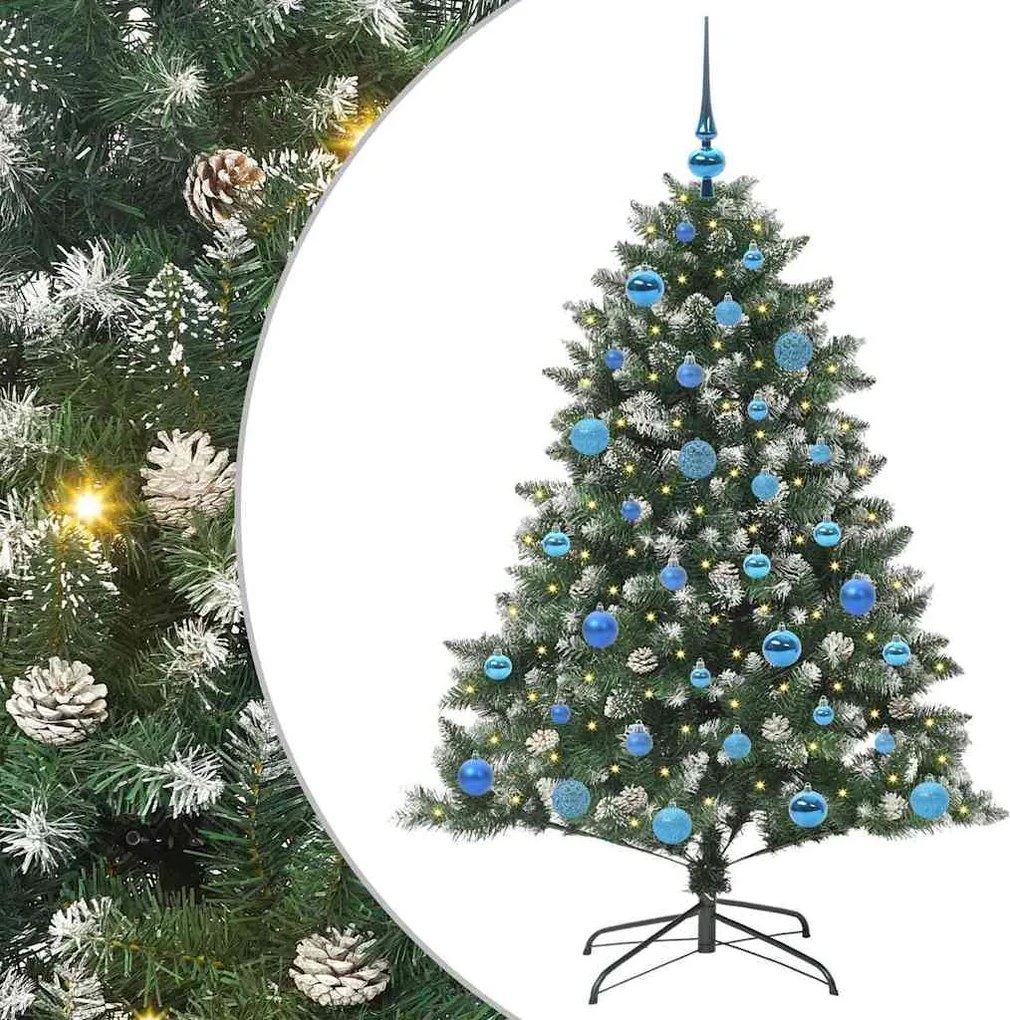 Umělý vánoční stromeček Zelená 150 cm PVC, plast a ocel 3395228