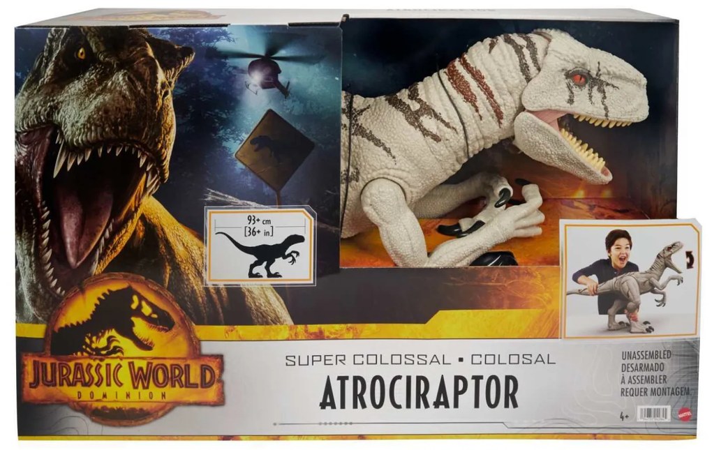 Mattel jurský svět: nadvláda super obří atrociraptor
