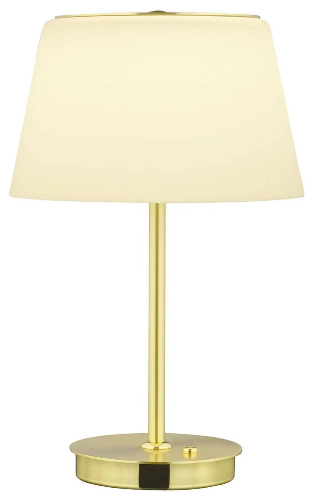BANKAMP Conus LED stolní lampa, mosaz