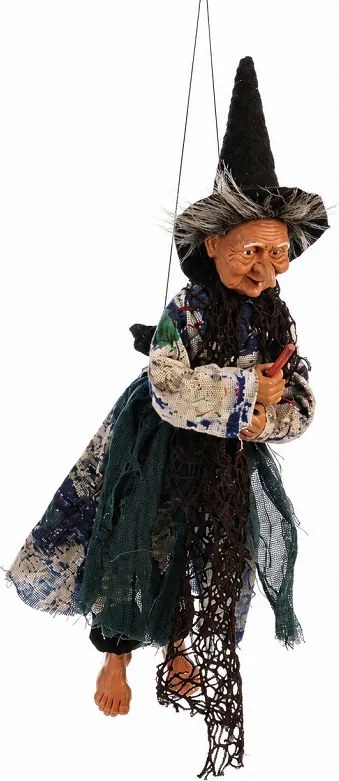 Létající čarodějnice Befana 35 cm