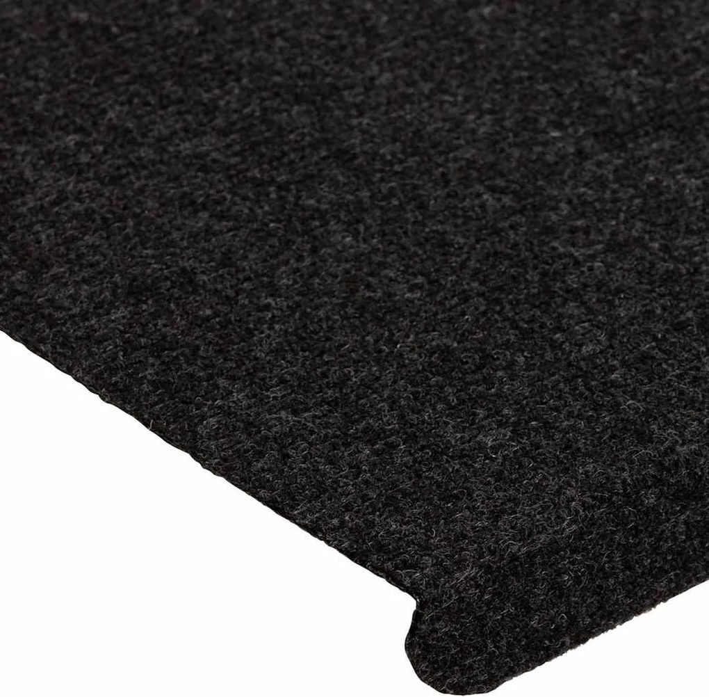Samolepicí podložky na schody 30 ks černé 65x24,5x3,5 cm 3365908