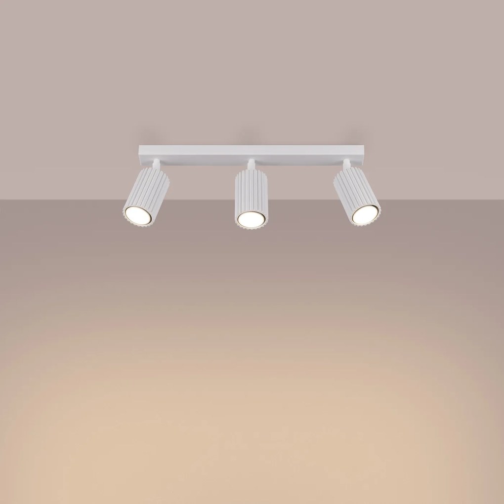 Sollux Lighting Stropní svítidlo KARBON 3L bílé