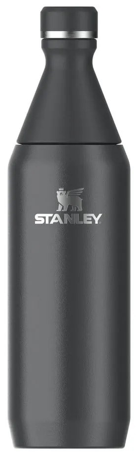 Černá termoláhev z nerezové oceli 600 ml All Day Slim Bottle Black – Stanley