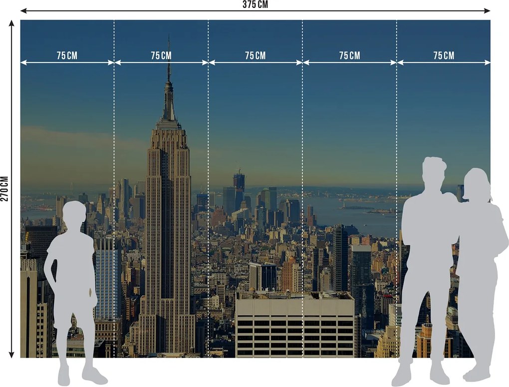Fototapeta na zed' Výhled na Empire State Building | 360 x 254 cm | DFTS1309