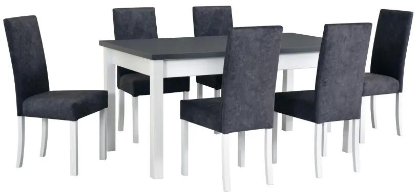Jídelní stůl MODENA 1 deska stolu olše, nohy stolu olše