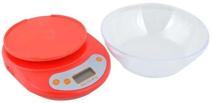 ISO 234 Digitální kuchyňská váha s miskou 5 kg COLOR