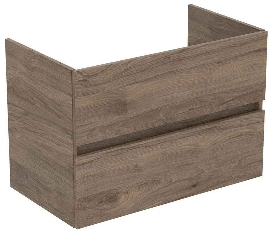 Závěsná skříňka pod umyvadlo v dekoru ořechu v přírodní barvě 80x55 cm Eurovit+ – Ideal Standard