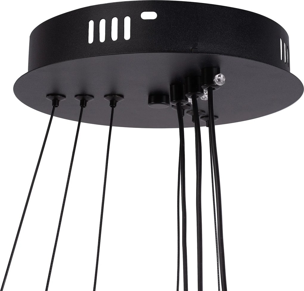 Toolight Toolight, LED stropní osvětlení 46cm, G040-3CP, černá, OSW-06307