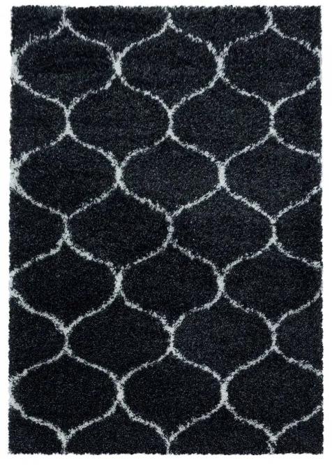 Vopi | Kusový koberec Salsa shaggy 3201 antraciet - 280 x 370 cm