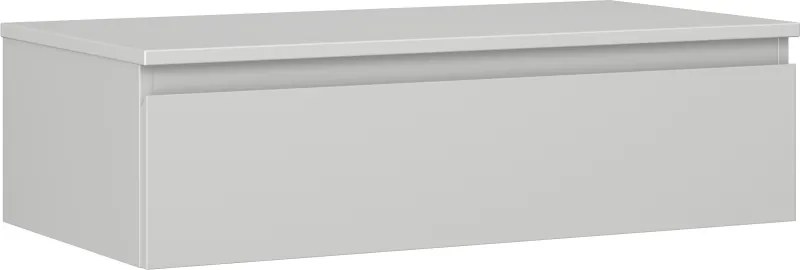 Mexen Orio, koupelnová skříňka 90 cm s horní částí, 1 zásuvka, šedá matná, 91A10-09023-1-BFC62
