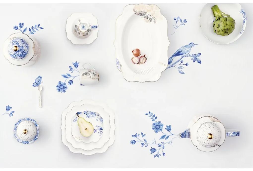 Pip Studio Royal White set 4 porcelánových  lžiček, dárkové balení (set 4 porcelánových lžiček)