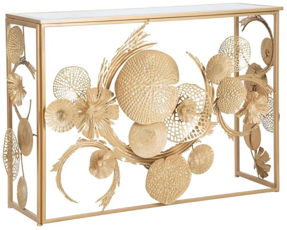 Designová konzole Lauwdina 114 cm zlatá