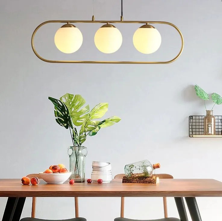 Toolight - Moderní stropní lampa 3xE27 60W APP915-3CP, zlatá, OSW-03205