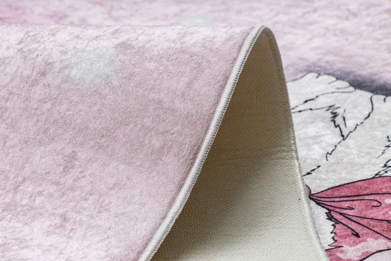 Dywany Łuszczów Dětský kusový koberec Bambino 2185 Ballerina pink ROZMĚR: 140x190