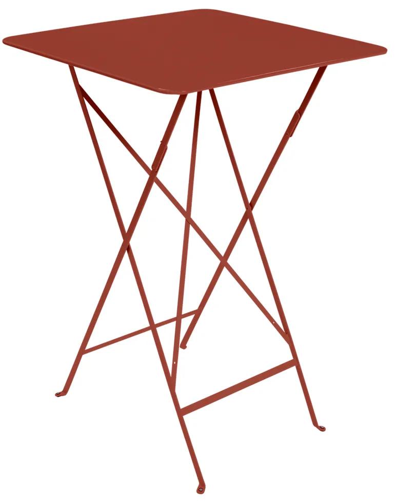 Fermob Skládací vysoký stolek BISTRO 71x71 cm - Red Ochre