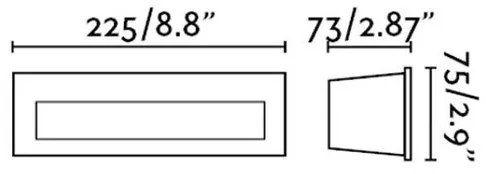 FARO 70271 - LED Venkovní zápustné svítidlo NAT LED/8W/230V