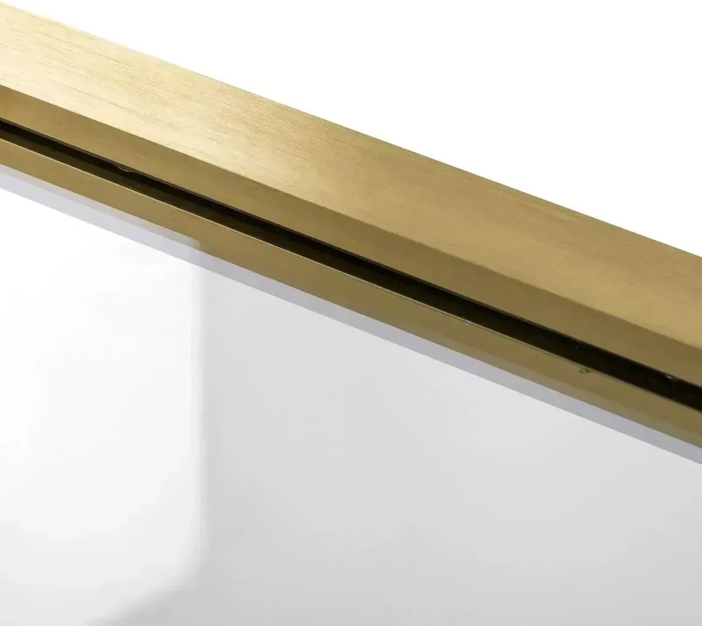 Rea, Sprchový kout Rea Atlas 120x100 Brush Gold, KPL-K4576