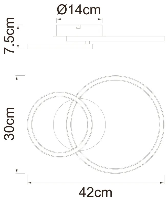 GLOBO REGGY 67238-18 Stropní svítidlo