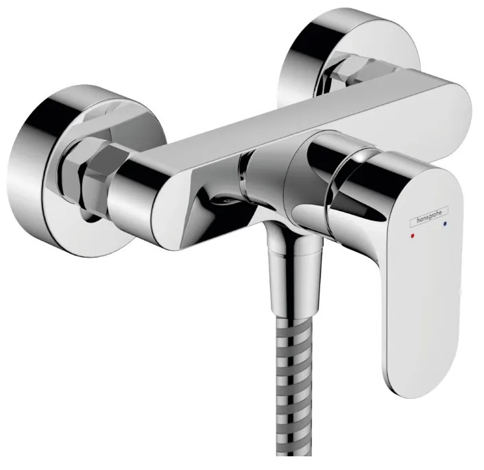 Hansgrohe Rebris S - Páková sprchová baterie na zeď, chrom 72640000