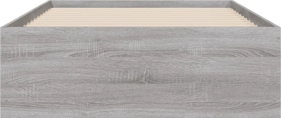 Rám postele se zásuvkami šedý sonoma 90x200 cm kompozitní dřevo 3207299