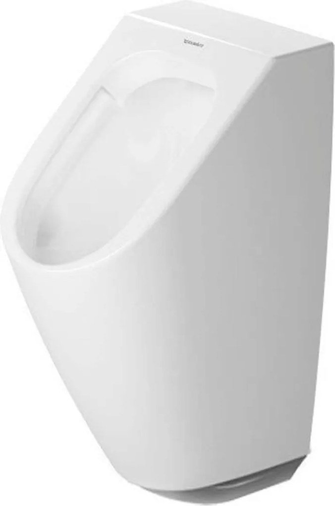 Duravit ME by Starck - Elektronický pisoár, zadní přívod vody, síťové napájení, Rimless, DuraShield, bílá 280931AA93
