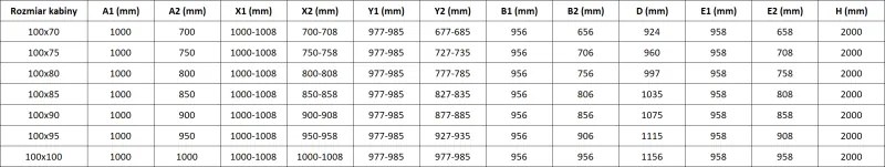 Mexen Lunar-B Duo výklopný sprchový kout 100 x 85 cm, čiré sklo, broušený grafit, 832-100L-085P-66-00