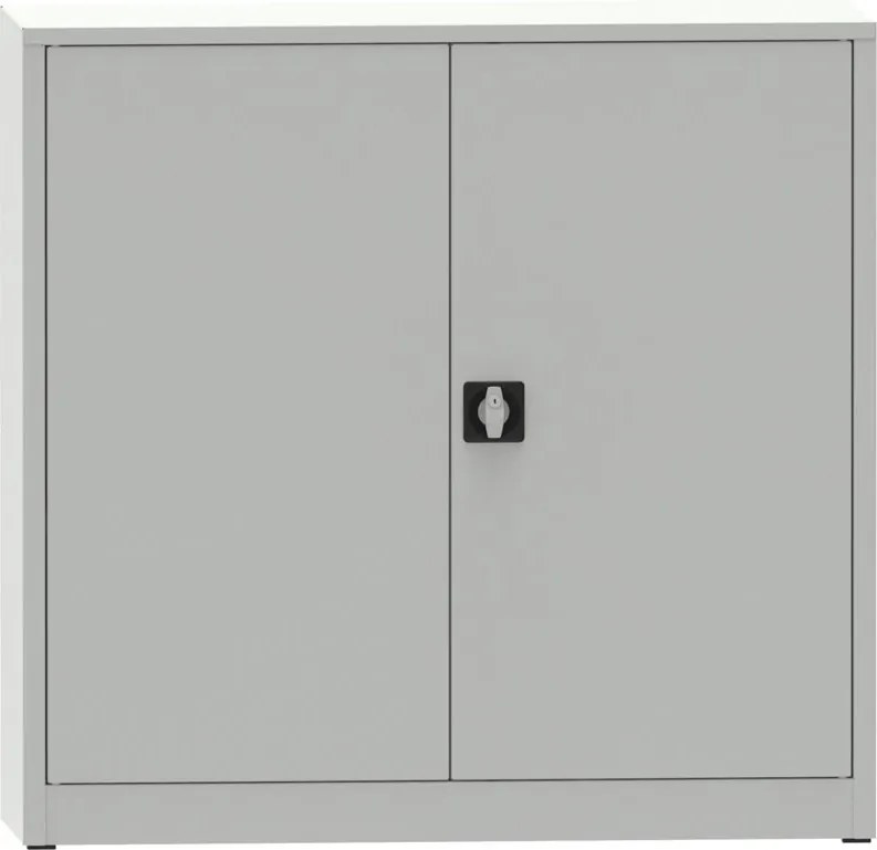 Dílenská policová skříň na nářadí KOVONA JUMBO, 2 police, svařovaná, 1150 x 1200 x 500 mm, šedá