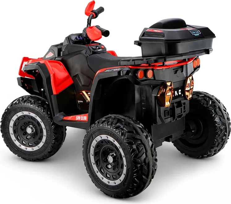 LEAN CARS Čtyřkolka na akumulátor XW-08 4x4 45 W červená