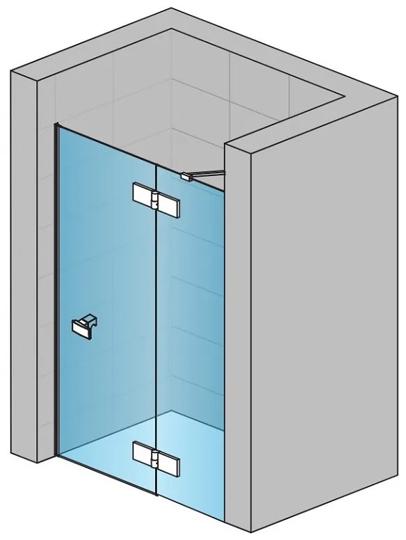 Sprchové dveře Plano Geneve New Pravé, čiré sklo GE 13 110