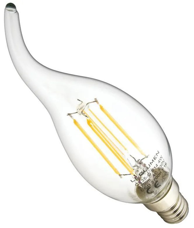 LEDlumen LED žiarovka 4W CCD Teplá biela