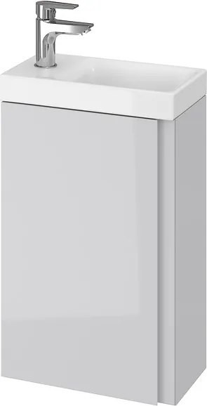 Cersanit - SET skříňka + umyvadlo, šedý lesk, Moduo 40, S801-217-DSM