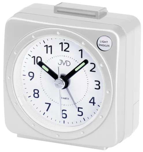 Nejlevnější analogový budík JVD quartz SR220.8 s osvětlením