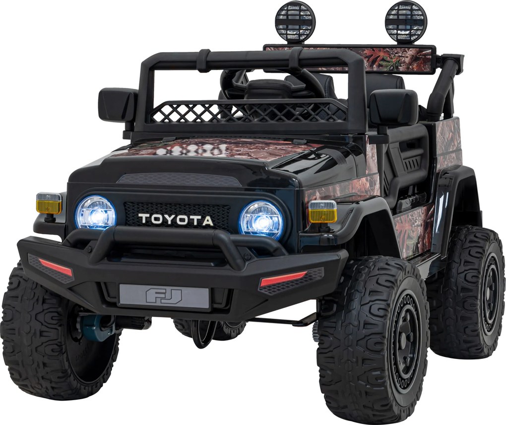 Ramiz Elektrické autíčko Toyota FJ Cruiser černé terénní + ovladač