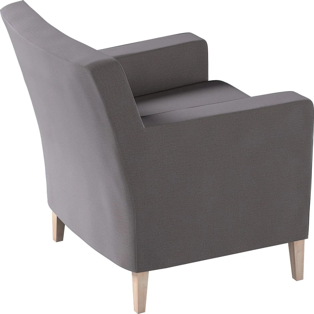 Potah na křeslo IKEA Karlstad barva hnědá látka sametová