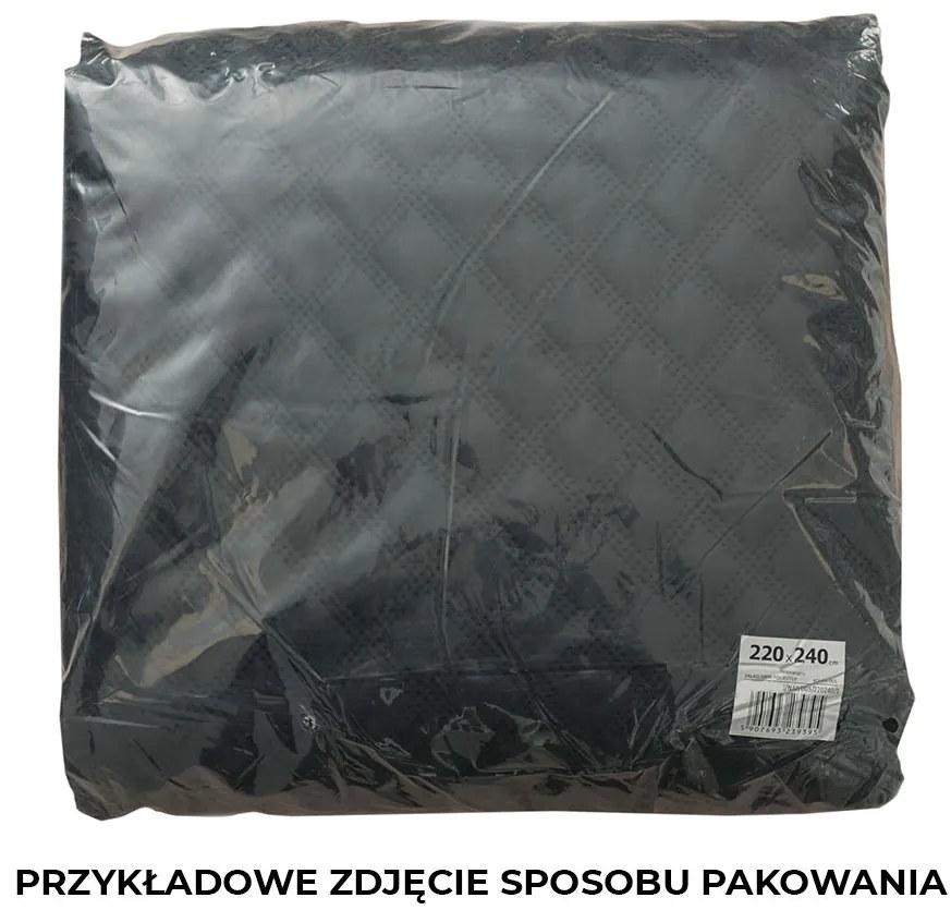 MARKIZETA VELVI Dekorativní přehoz na postel, rozměr 220x240cm, barva 007 mint VELVI0/NAP/007/220240/1