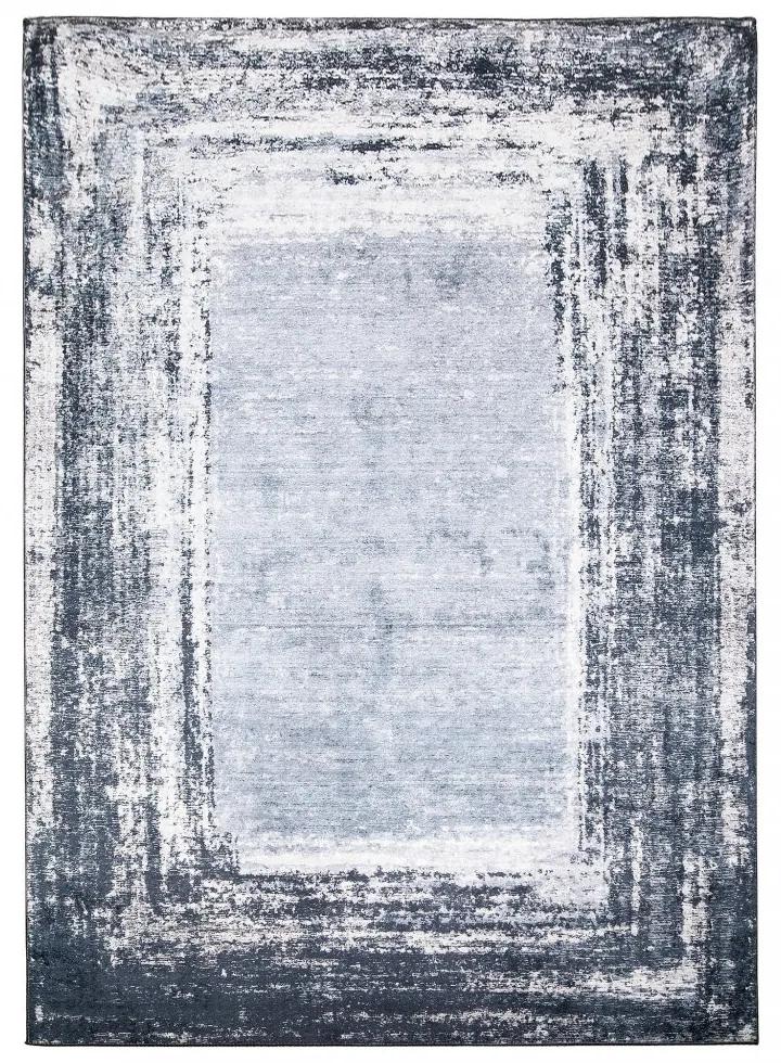 Tmavý trendy koberec s protiskluzovou úpravou Šířka: 80 cm | Délka: 150 cm