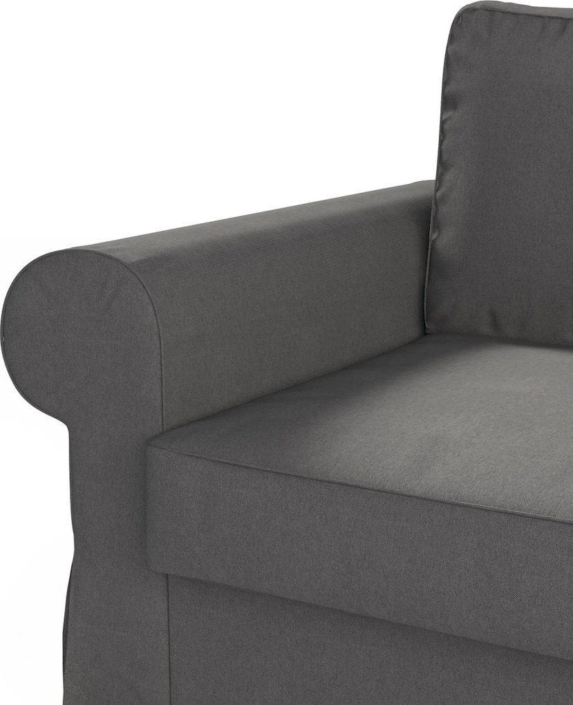 Potah na pohovku IKEA Backabro 2-místná, rozkládací barva šedá látka pletený vzor