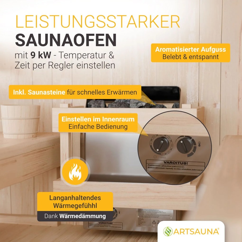 Artsauna Venkovní sauna Cube Fjora L